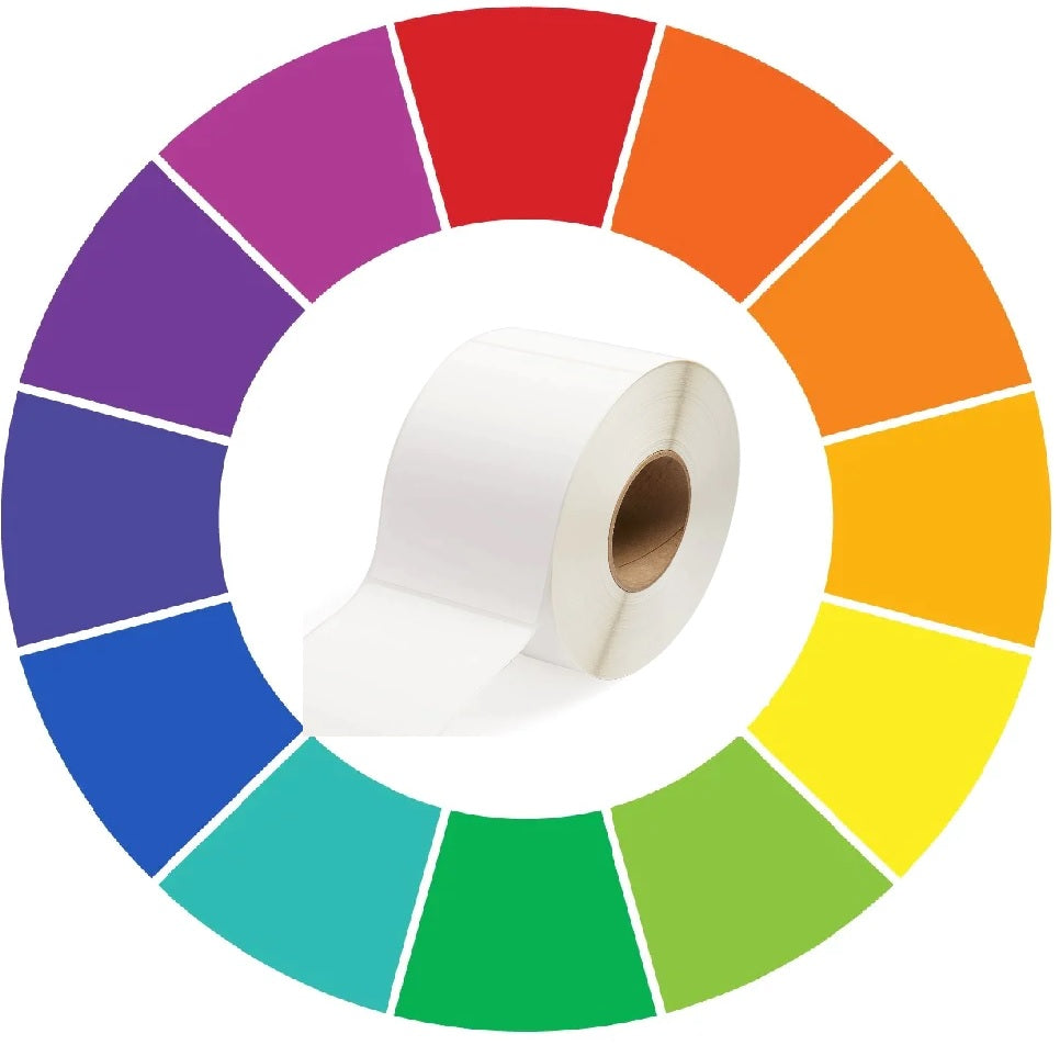 4" x 6" COLORED Labels 3 INCH CORE – Thermal Labels Xtra